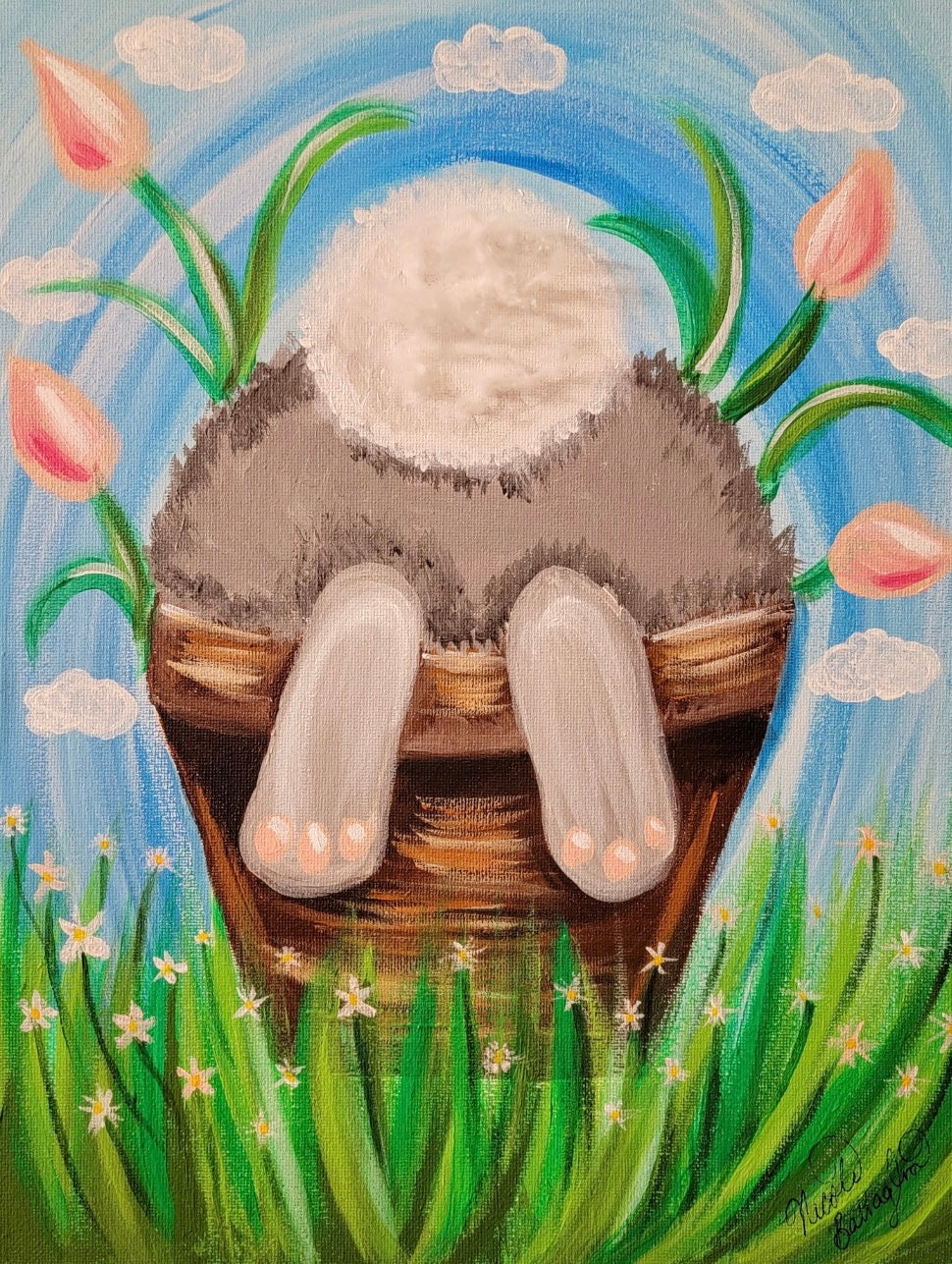 Hop into Spring! 🐰 – Nicole Batt Illustration