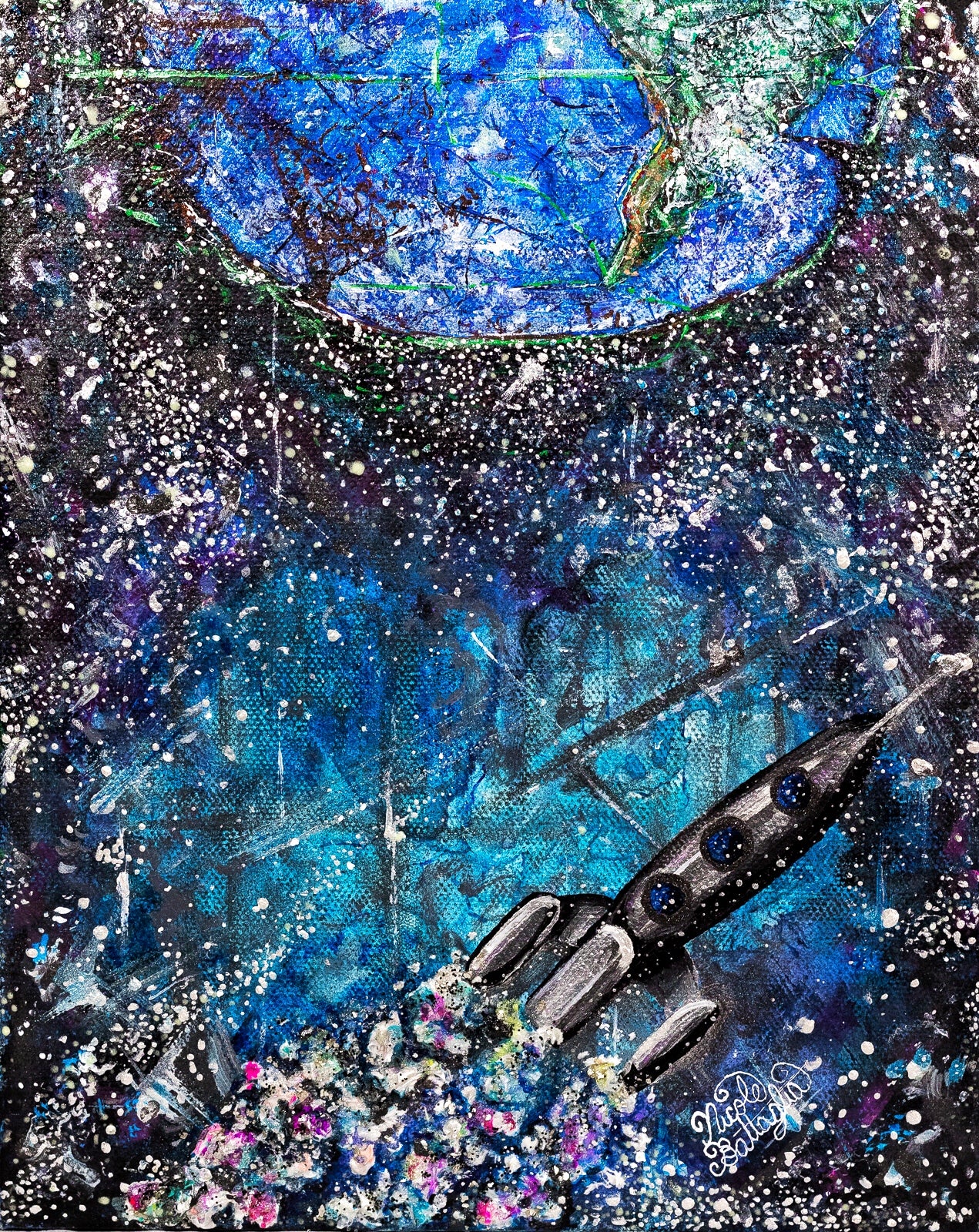 “Stardust” Print – Nicole Batt Illustration