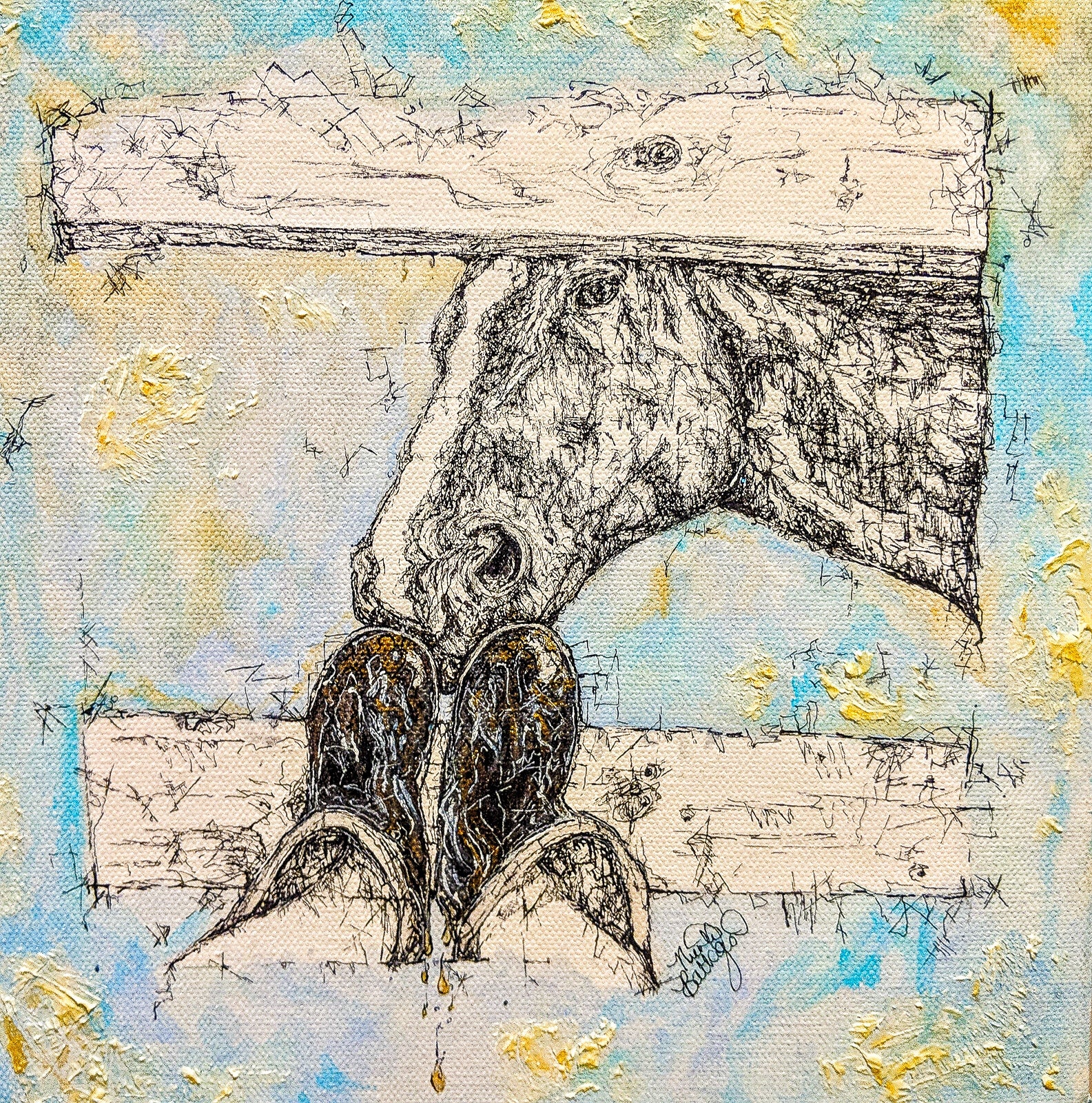 "Home Sweet Barn" Original CURRENTLY IN PRIVATE COLLECTION – Nicole ...