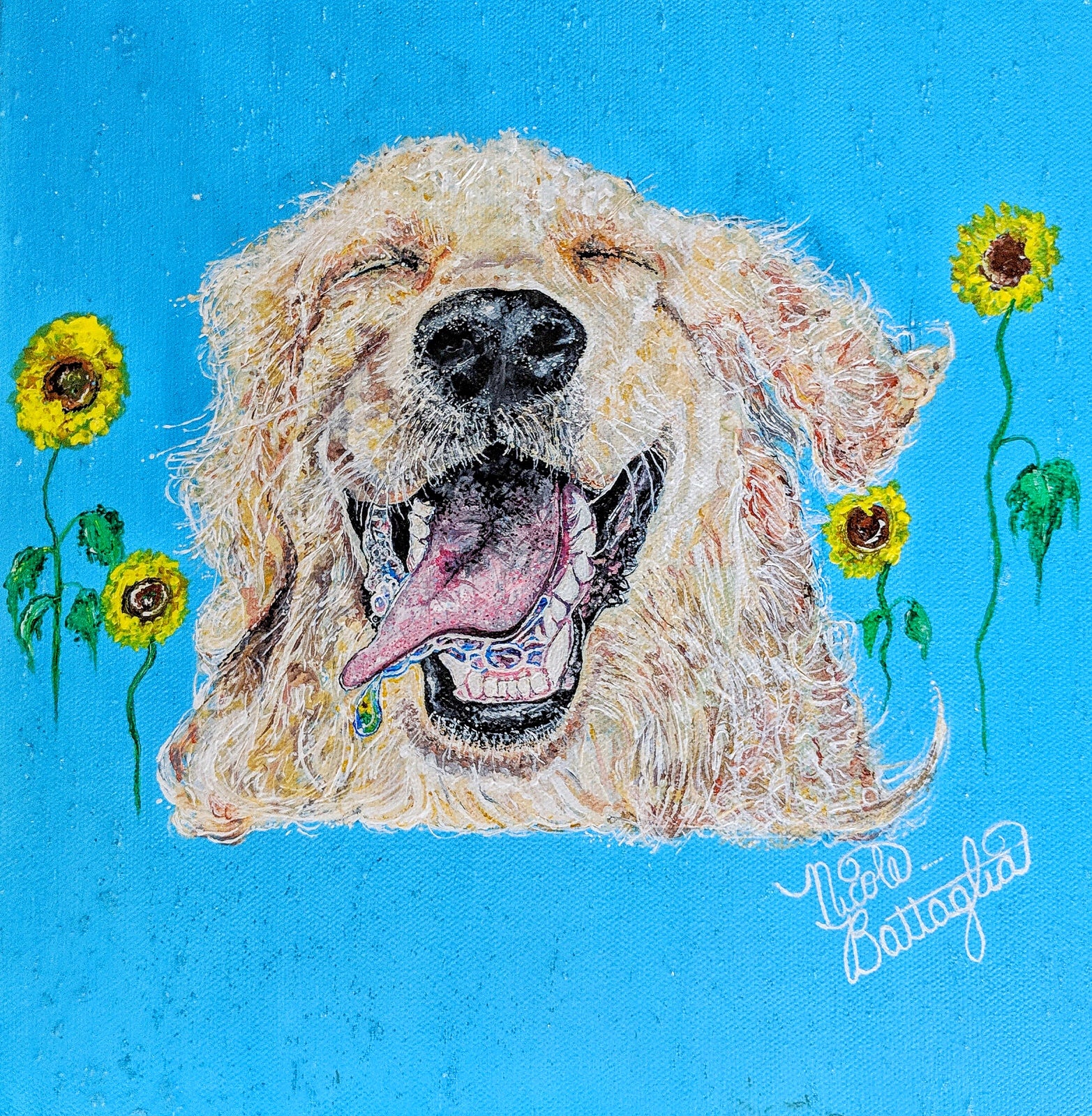 “Stay Golden” Print – Nicole Batt Illustration