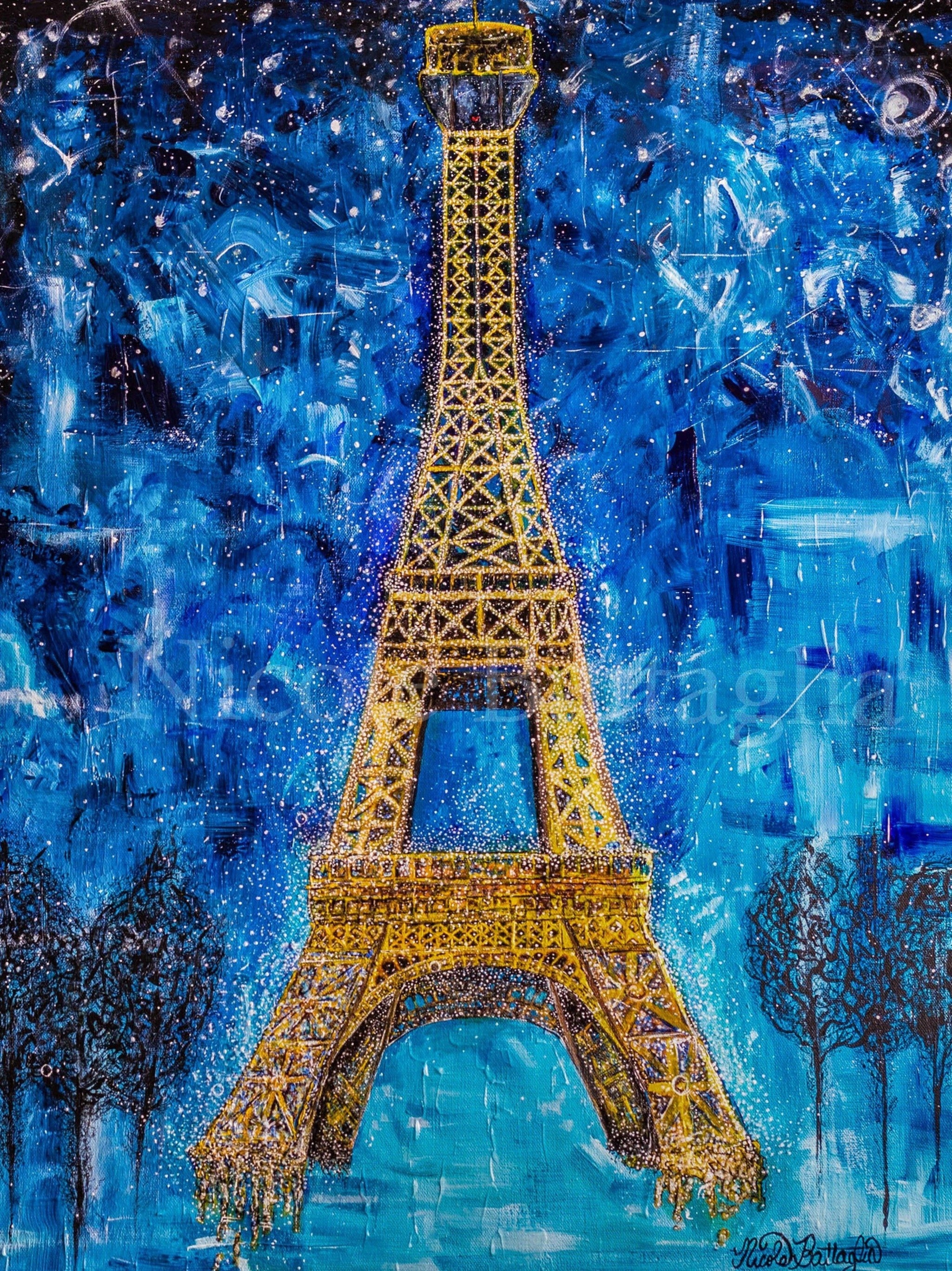 "City of Stars" Framed Poster Print – Nicole Batt Illustration